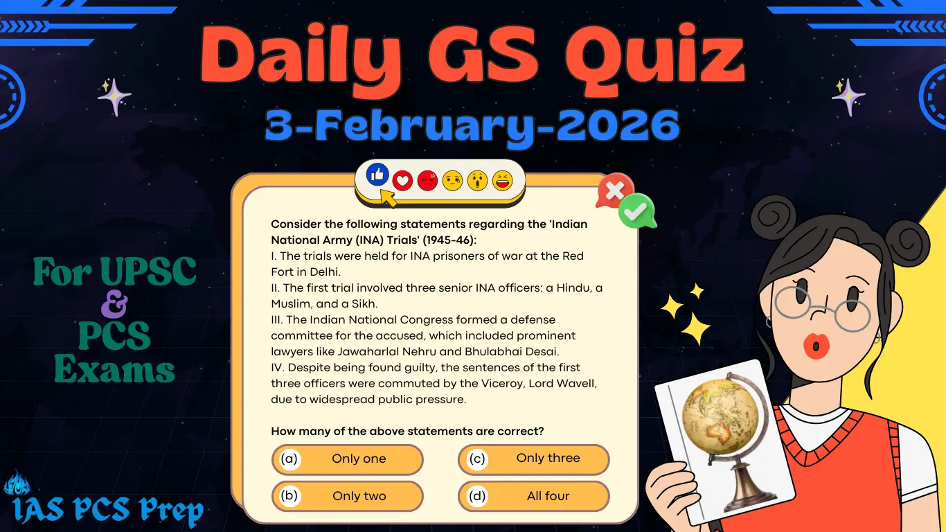 Daily GS Quiz - February 3, 2026